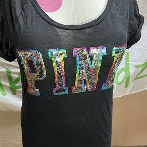 PINK Victoria's Secret | Tops | Pink Victorias Secret Shimmering ...